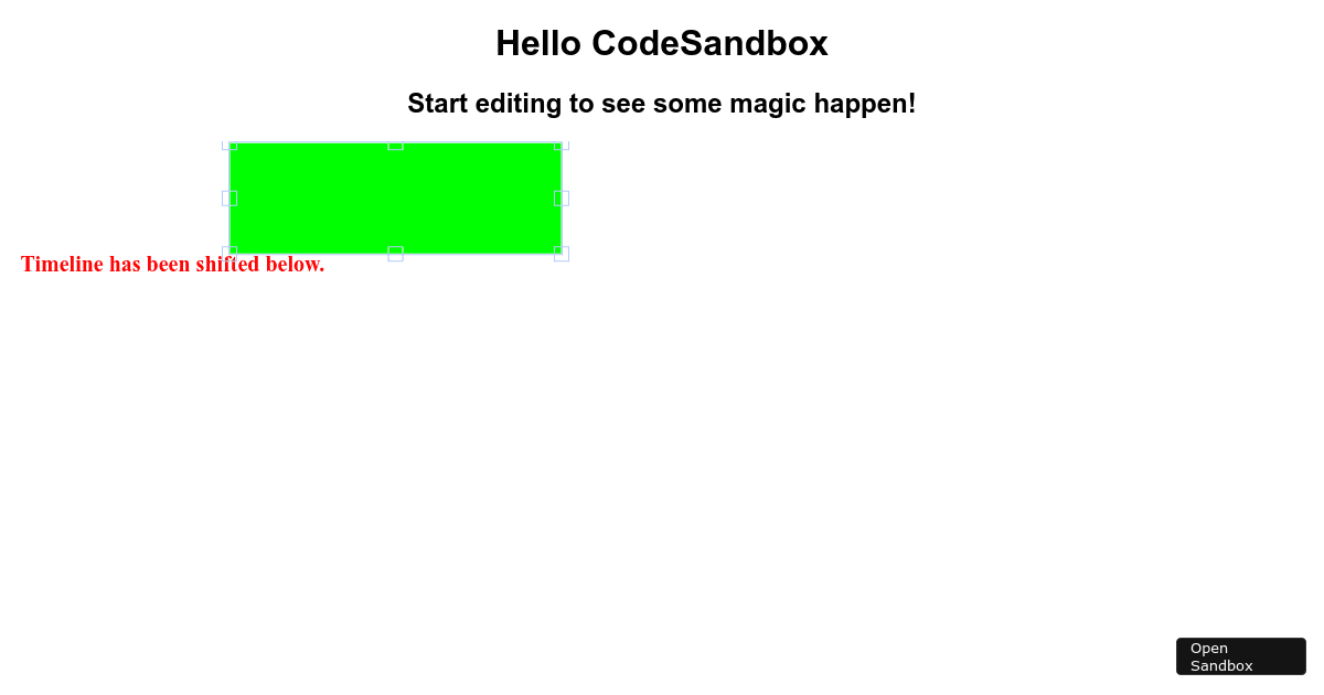 fabricjs - Codesandbox