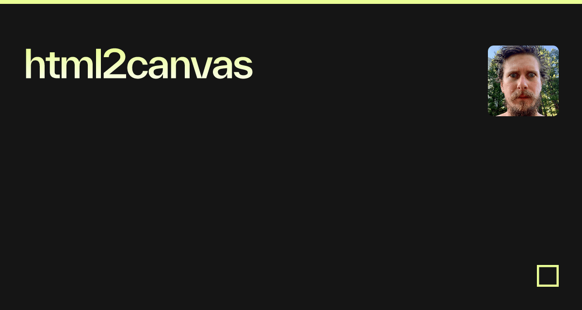 html2canvas - Codesandbox