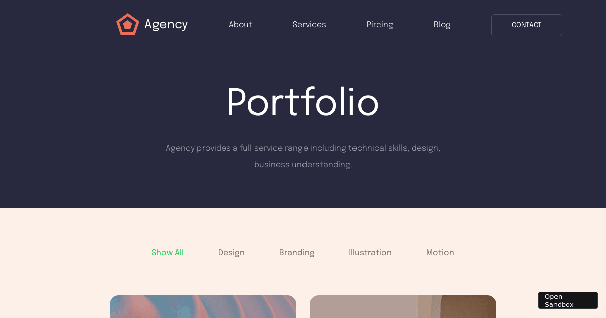 agency - Codesandbox