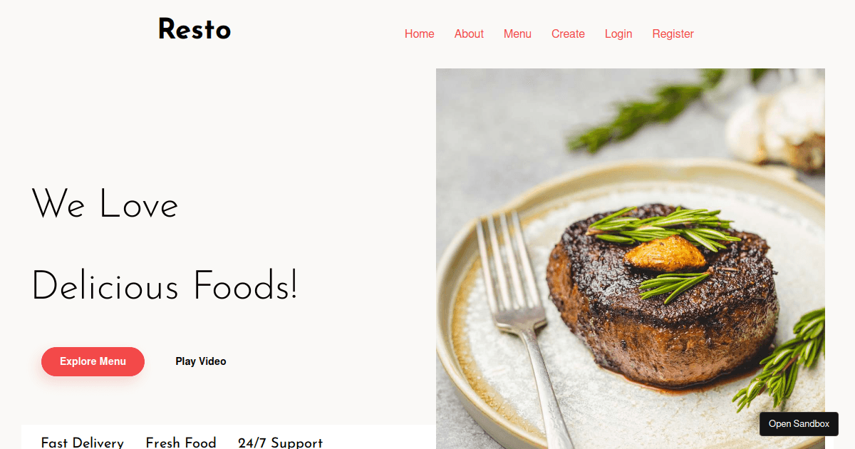 restaurant-app - Codesandbox