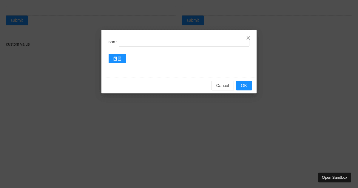 antd reproduction template (forked) - Codesandbox