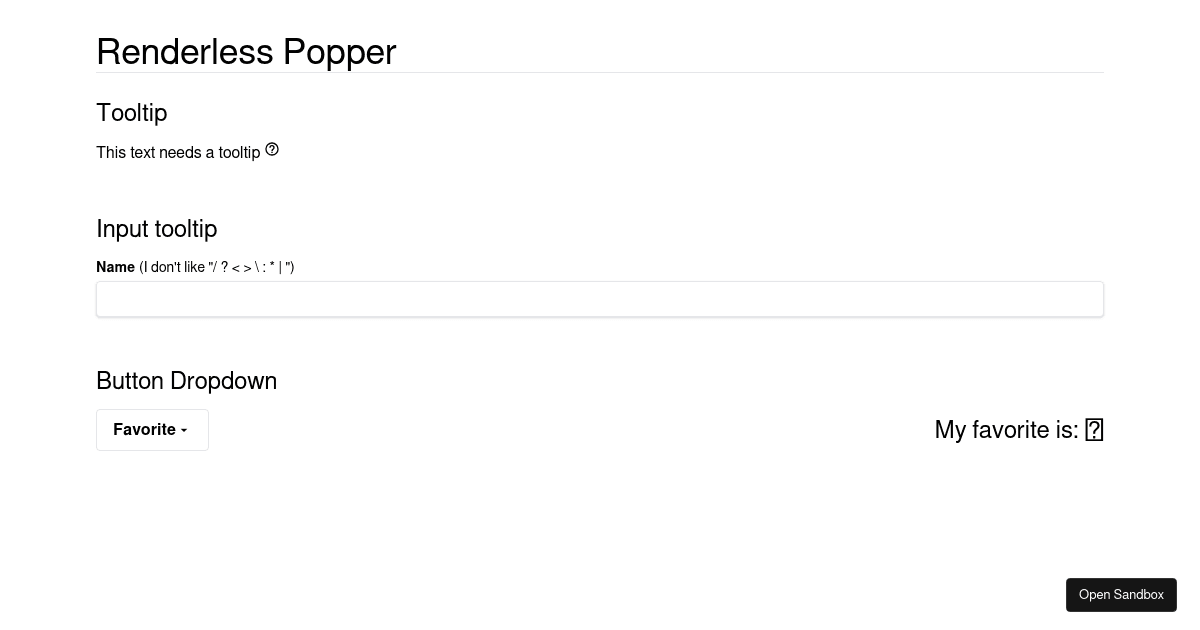 Reusable Vue.js | Popper - Codesandbox