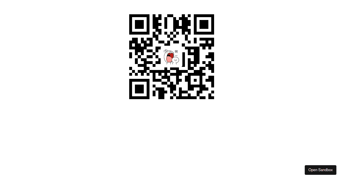 QRCODE ICON (forked) - Codesandbox