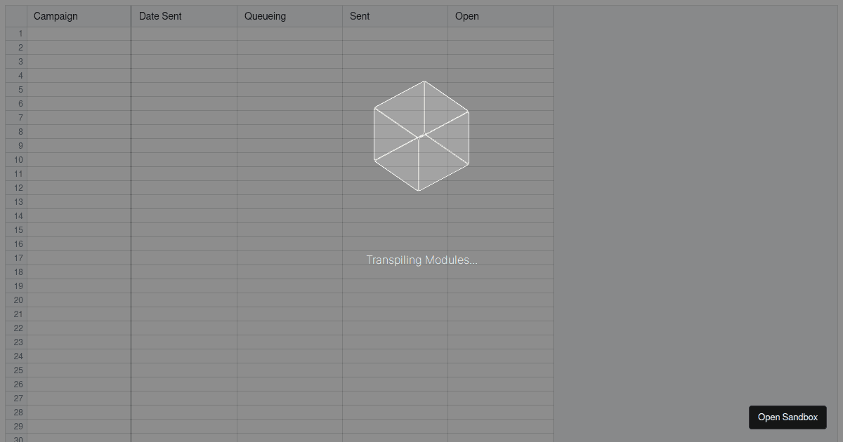 BluePrintJS Table (forked) - Codesandbox