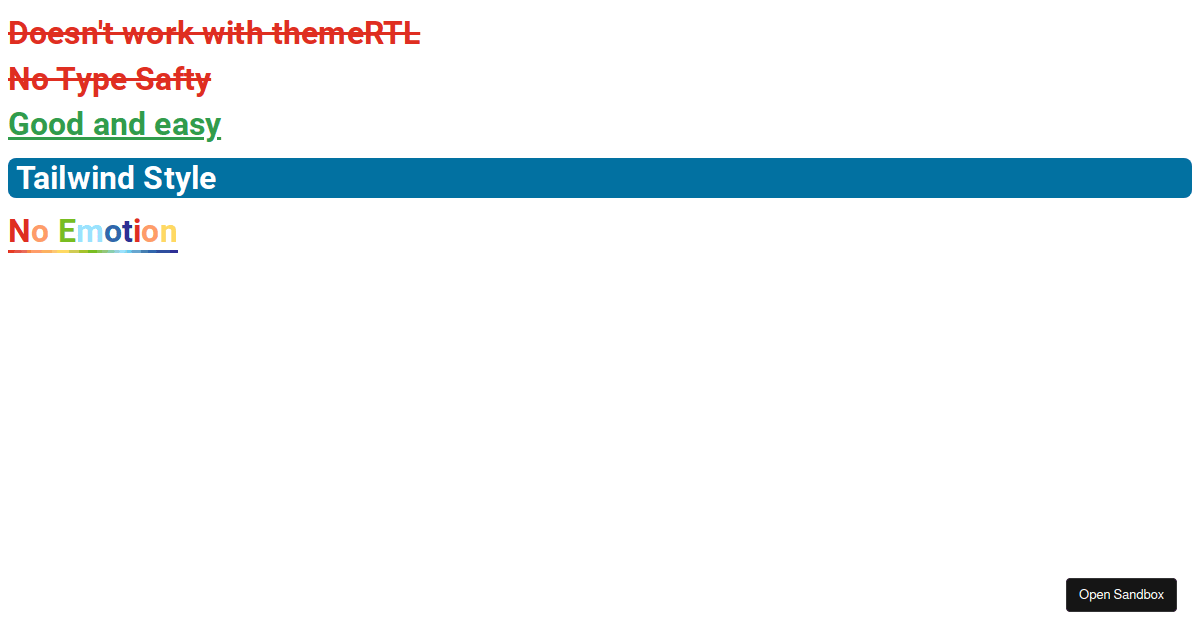 CSS Composition - Codesandbox