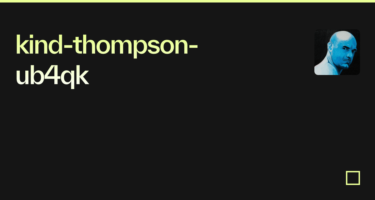kind-thompson-ub4qk - Codesandbox