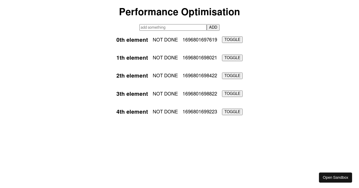 react-with-memorisation-in-todo-app - Codesandbox
