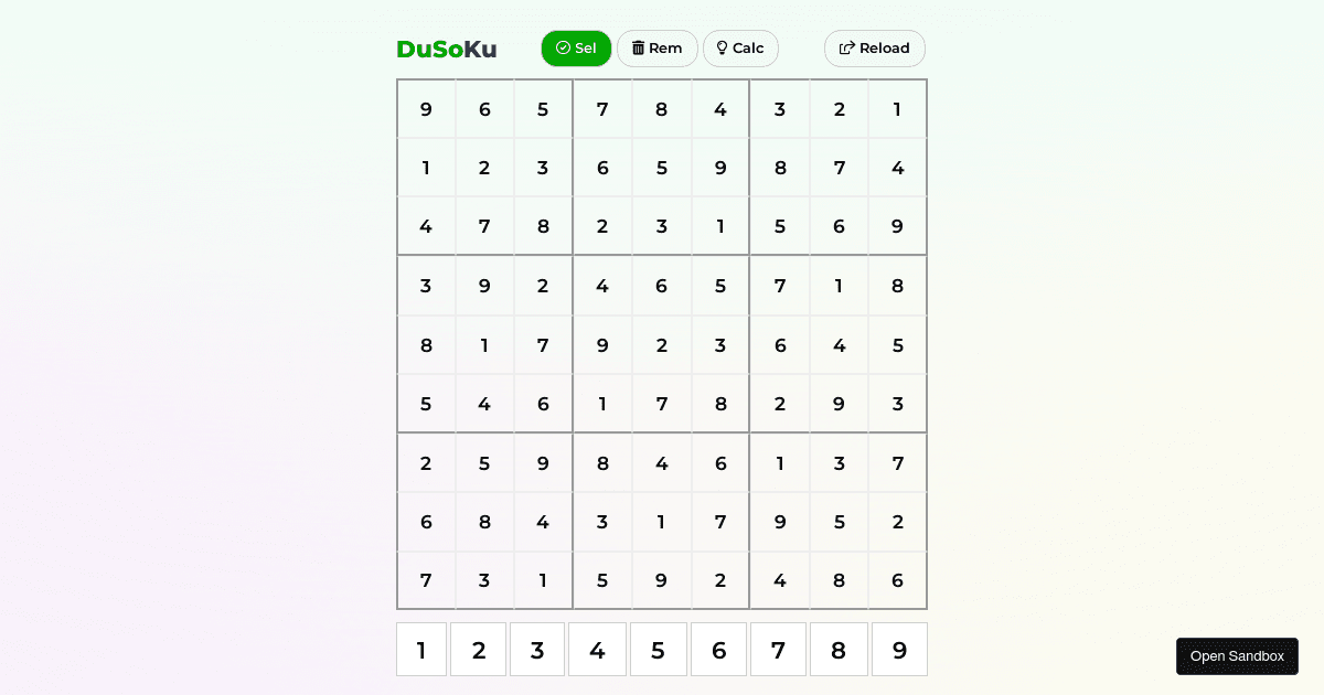 react-sudoku - Codesandbox