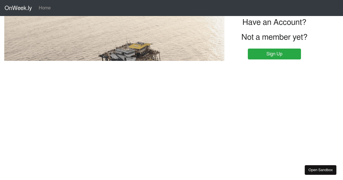 onweek.ly - Codesandbox