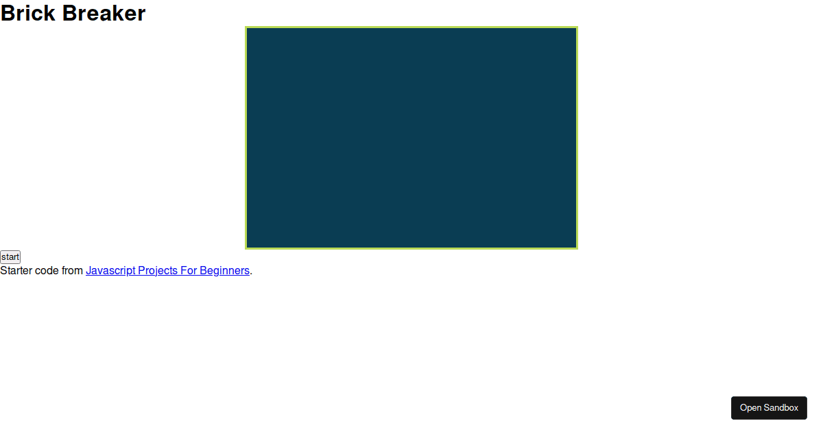 brick-breaker - Codesandbox