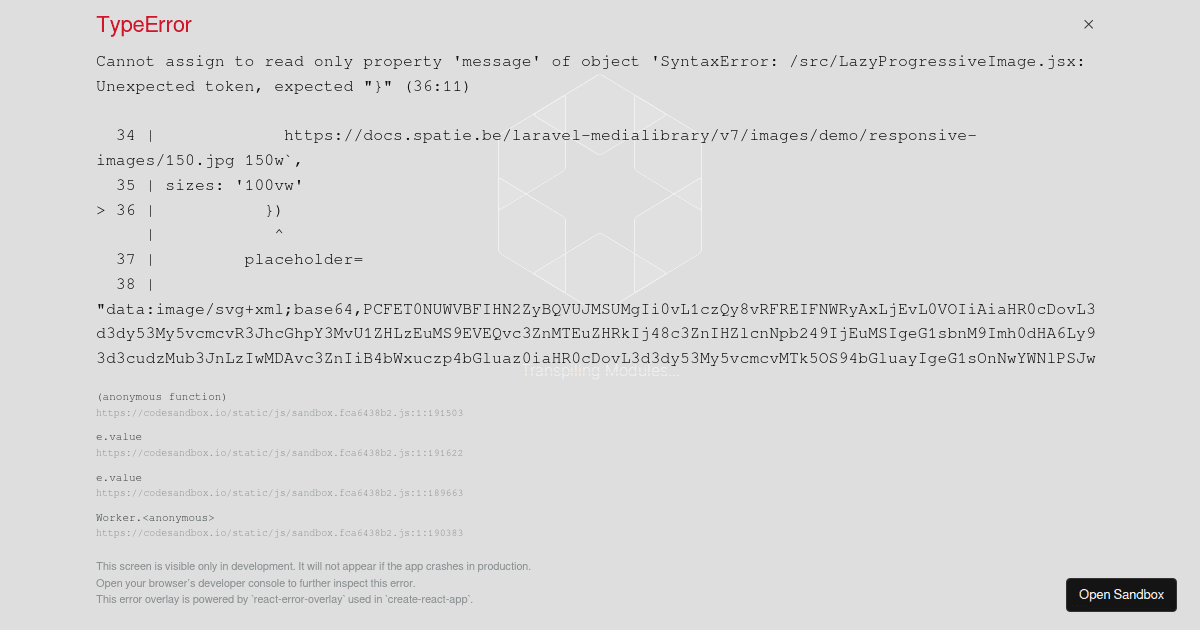 responsive react - Codesandbox