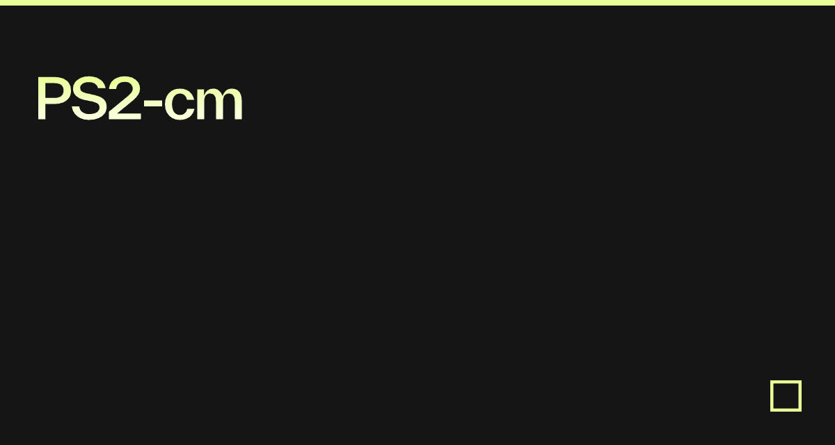 PS2-cm - Codesandbox
