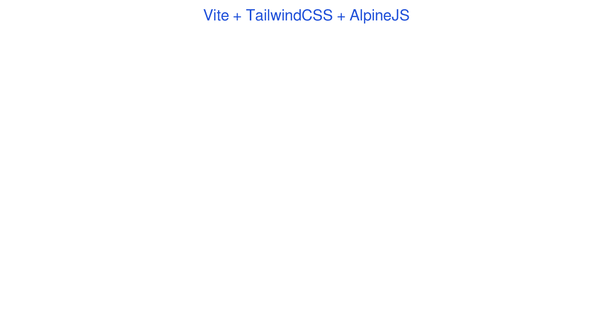 vite-tailwind-alpine - Codesandbox