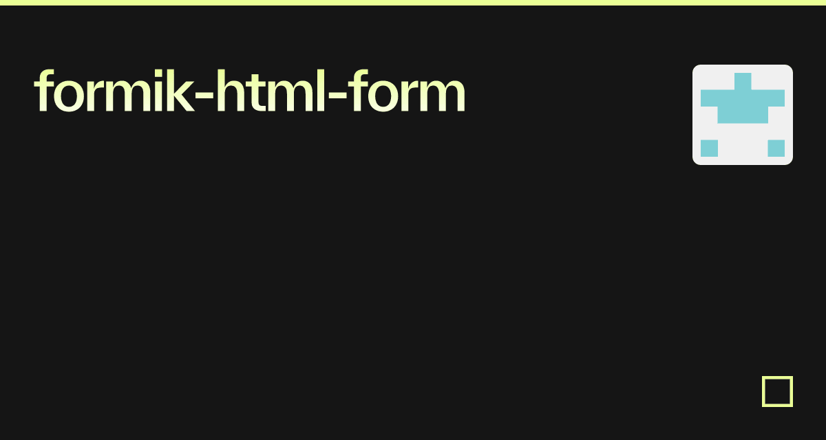 formik-html-form - Codesandbox formik-html-form - Codesandbox