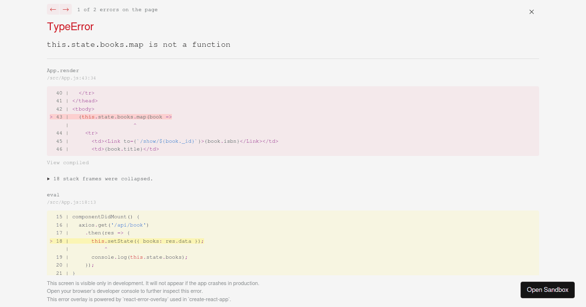 mern-crud (forked) - Codesandbox