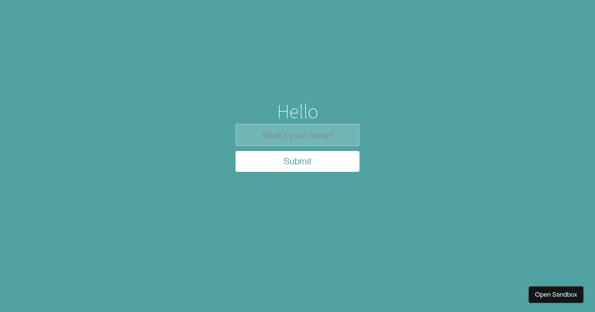 Event Handling In React Codesandbox