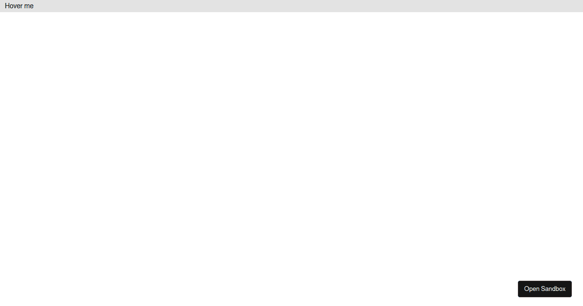 Tooltip Example (forked) - Codesandbox Tooltip Example (forked) - Codesandbox
