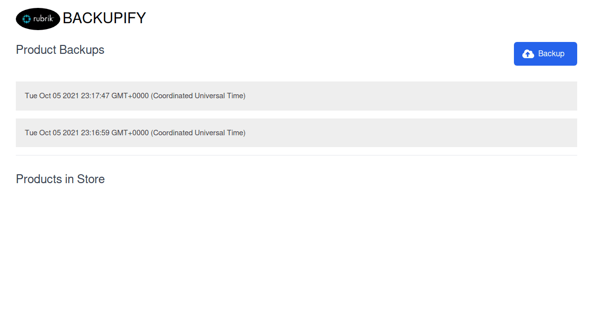 backupify - Codesandbox