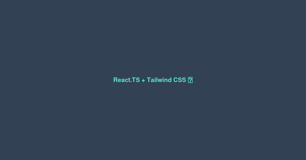 react-typescript-vite-tailwind - Codesandbox