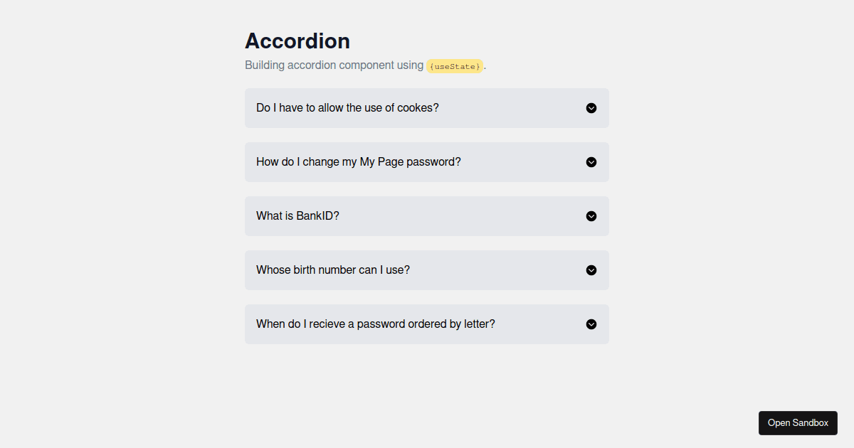 04 Accordion Codesandbox 7419