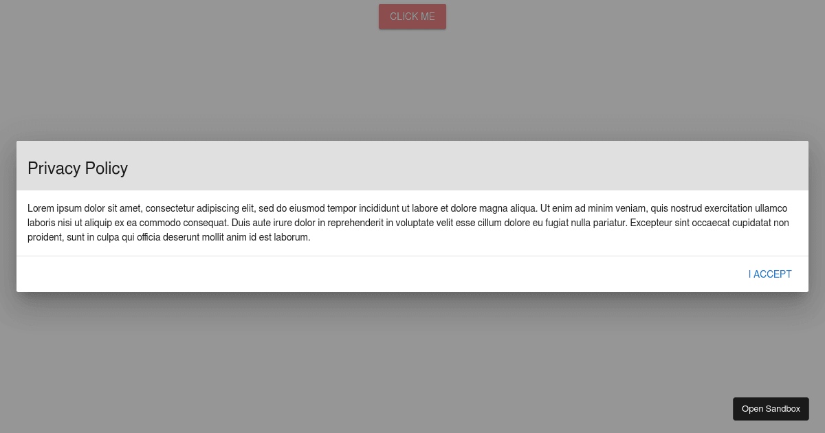 Vuetify template (forked) - Codesandbox