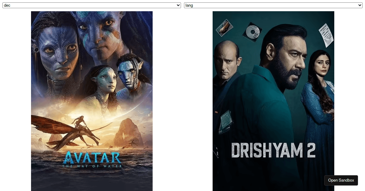 Object Sorting And Filter Codesandbox 2818