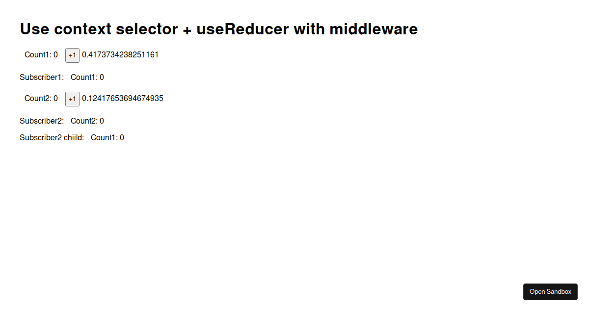 Use Context Selector Use Reducer Middleware Codesandbox 4034