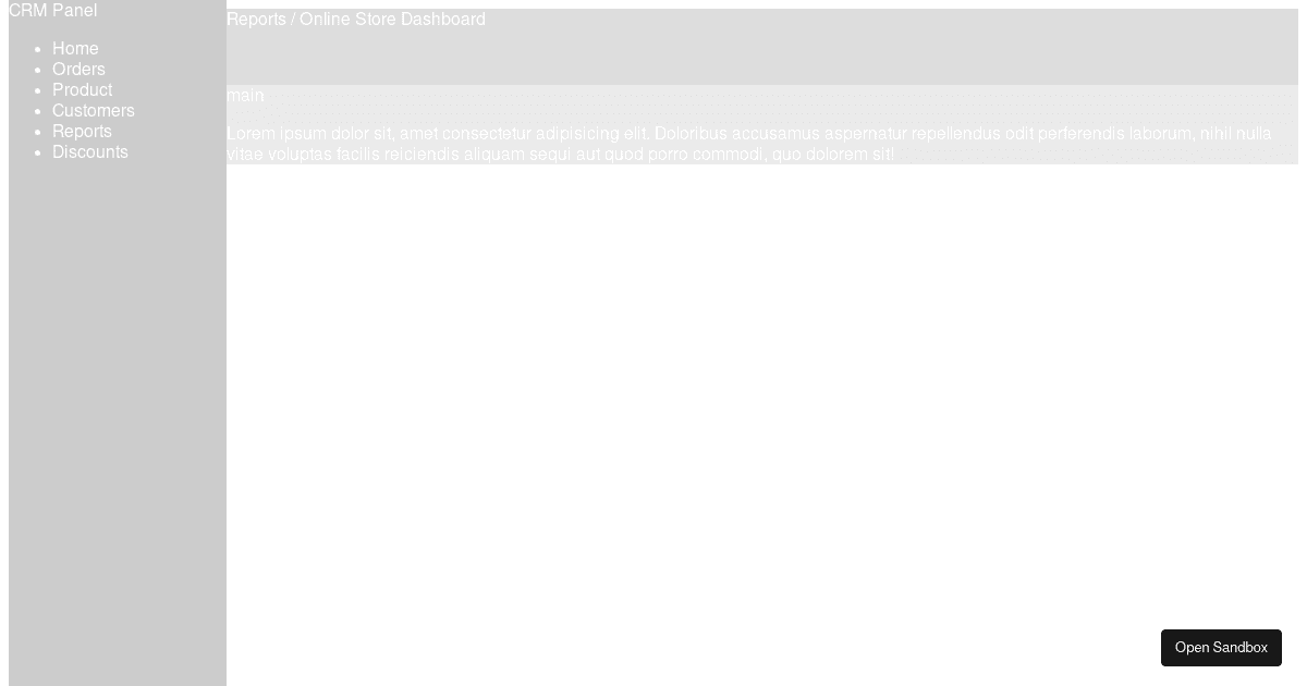 crm-panel-dashboard - Codesandbox