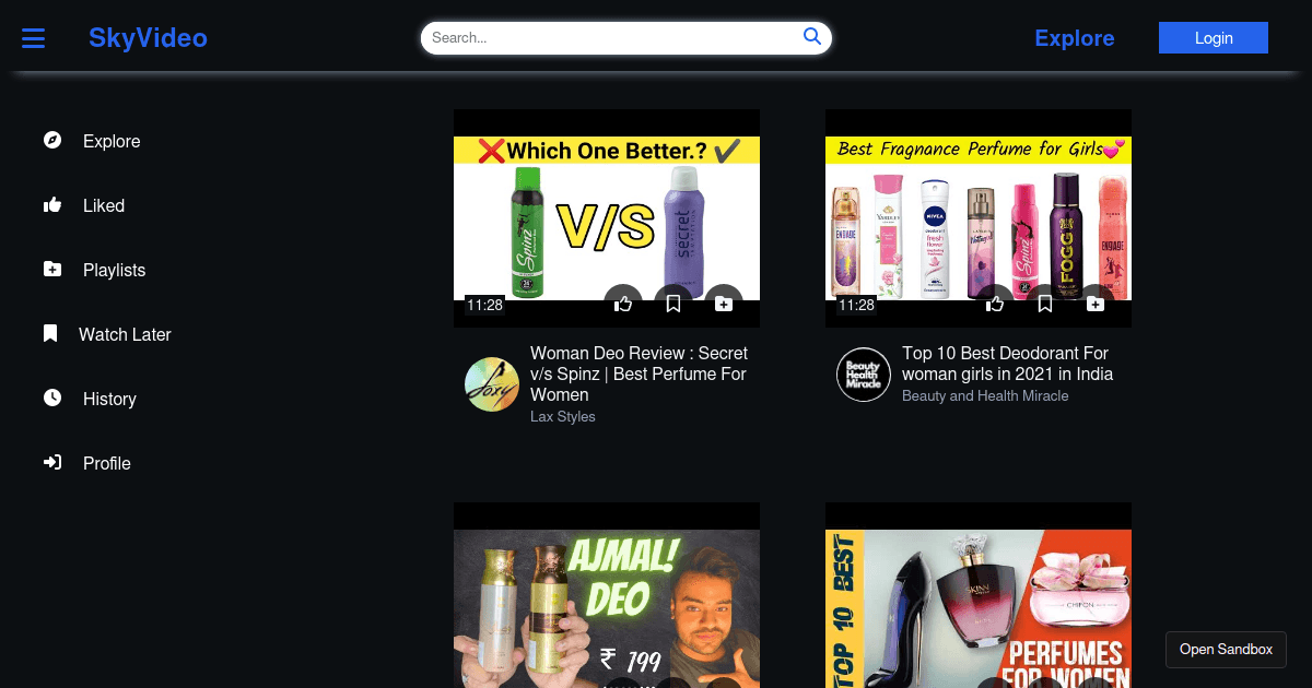 video-library - Codesandbox