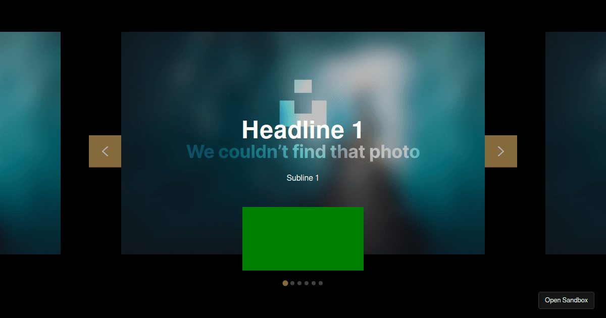 Slider Test - Codesandbox