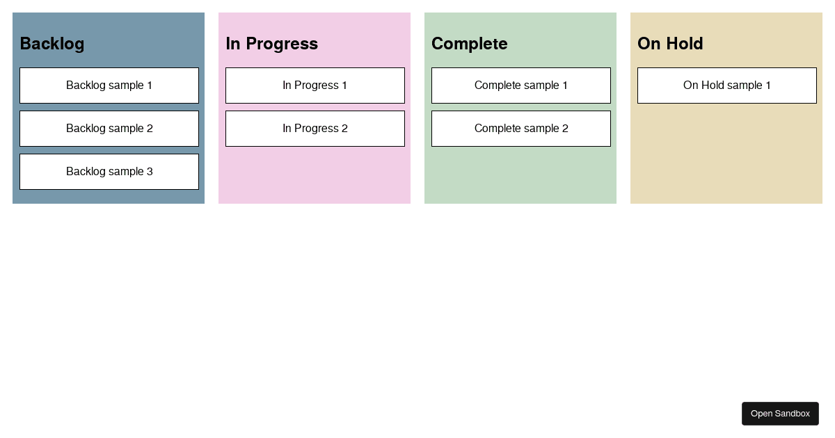 dnd-kit-multi-containers (forked) - Codesandbox dnd-kit-multi-containers (forked) - Codesandbox