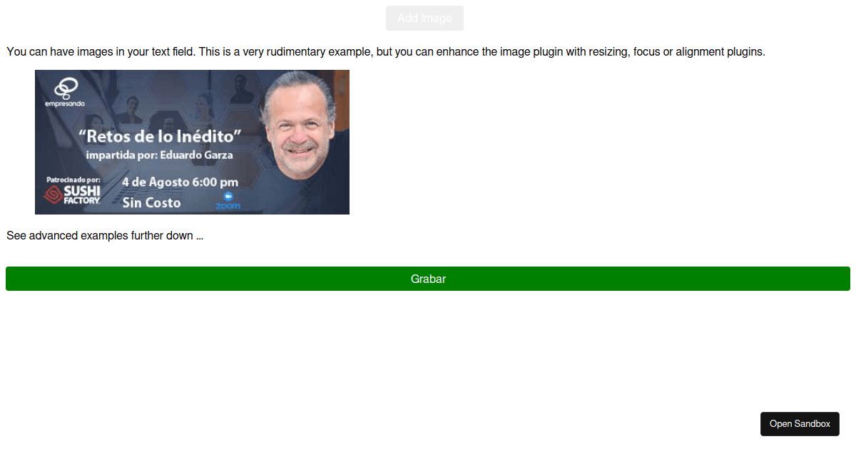 draftjs (forked) - Codesandbox