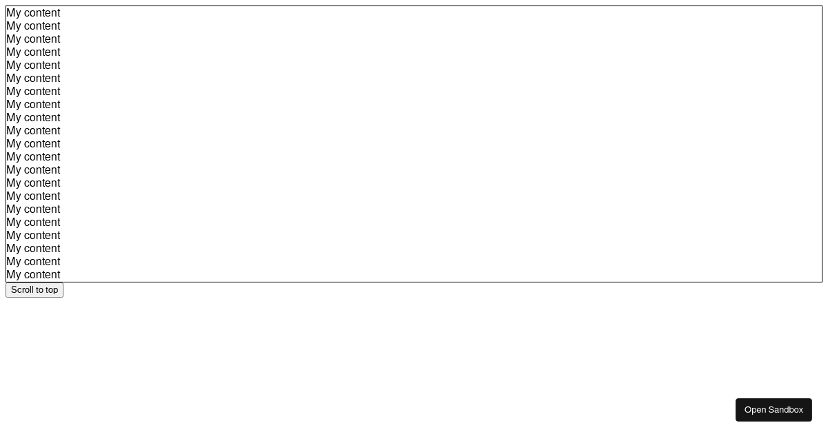 React example - Codesandbox