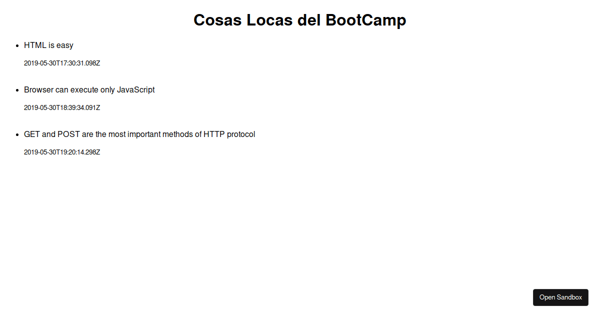 Clase 4 Bootcamp Midu - Codesandbox