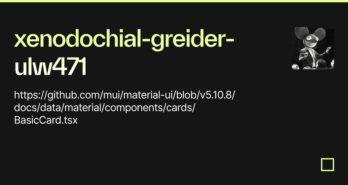 xenodochial-greider-ulw471 - Codesandbox