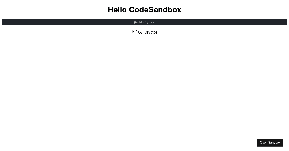 React-Folder-Tree (forked) - Codesandbox