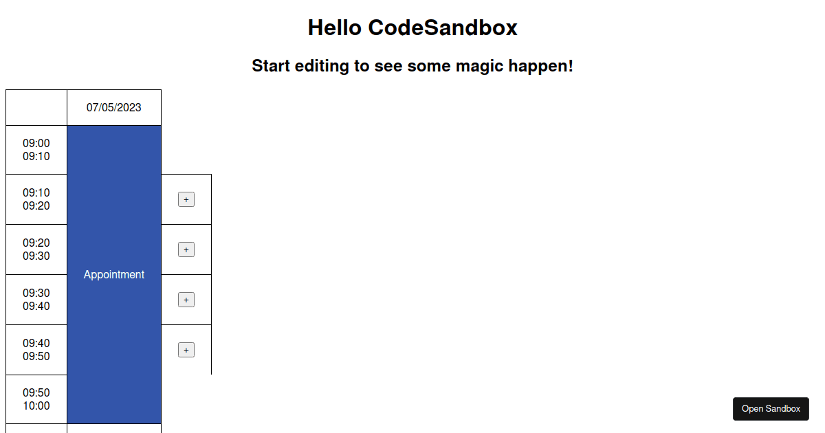 sharp-spence-umn8r - Codesandbox