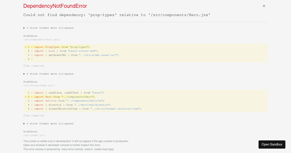 directus-react-example - Codesandbox
