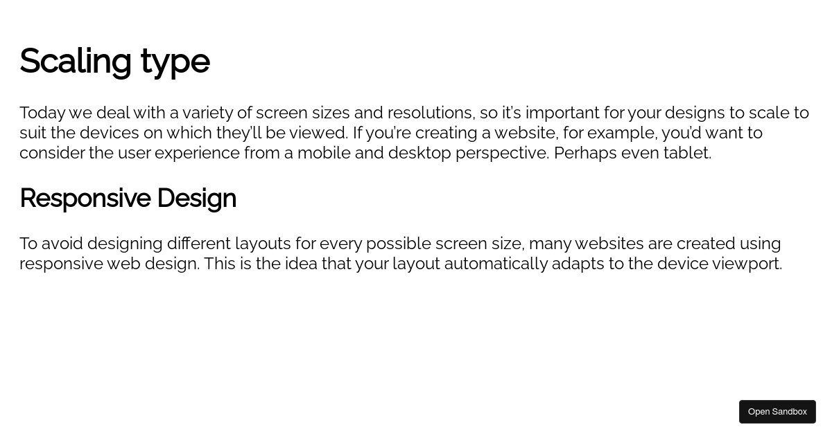 SuperHi x Google Fonts - How to scale your type for different screen sizes - Viewport units ...