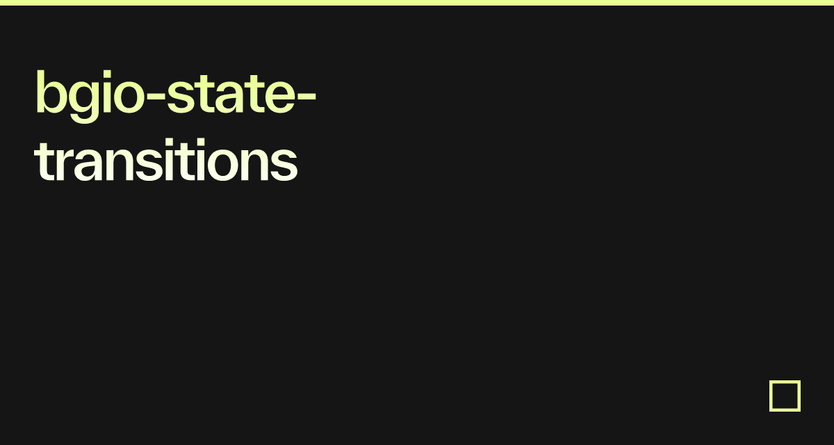 bgio-state-transitions - Codesandbox bgio-state-transitions - Codesandbox