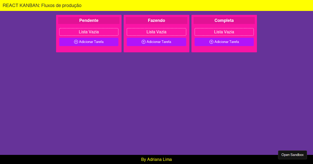 Adrianalcr/Projeto-React-Kanban - Codesandbox