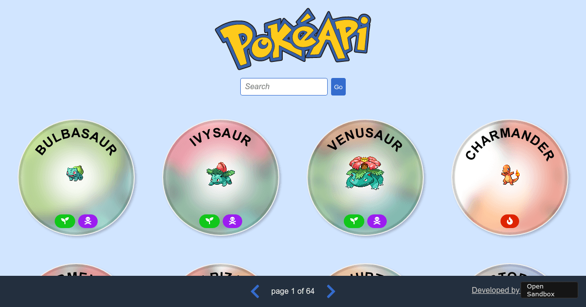 react-pokemon-typescript - Codesandbox