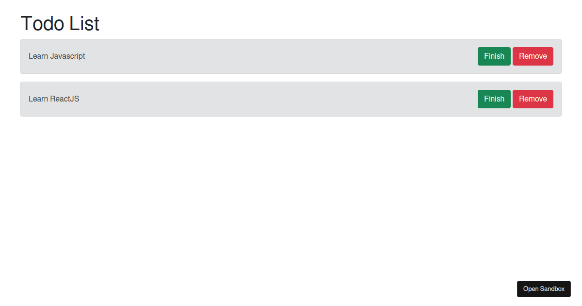 js-todo-list-template - Codesandbox