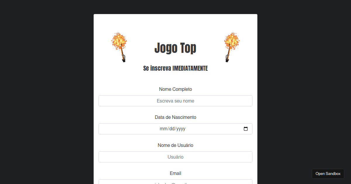 Desafio 02 - Codesandbox