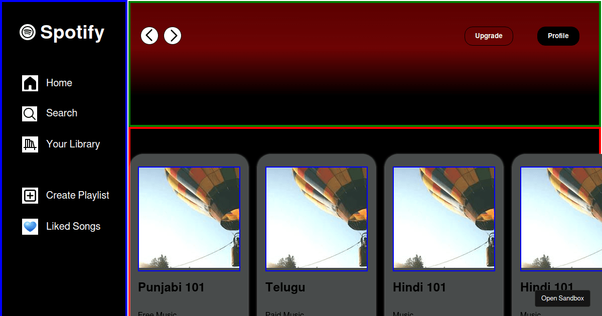 spotify_copyR (forked) - Codesandbox