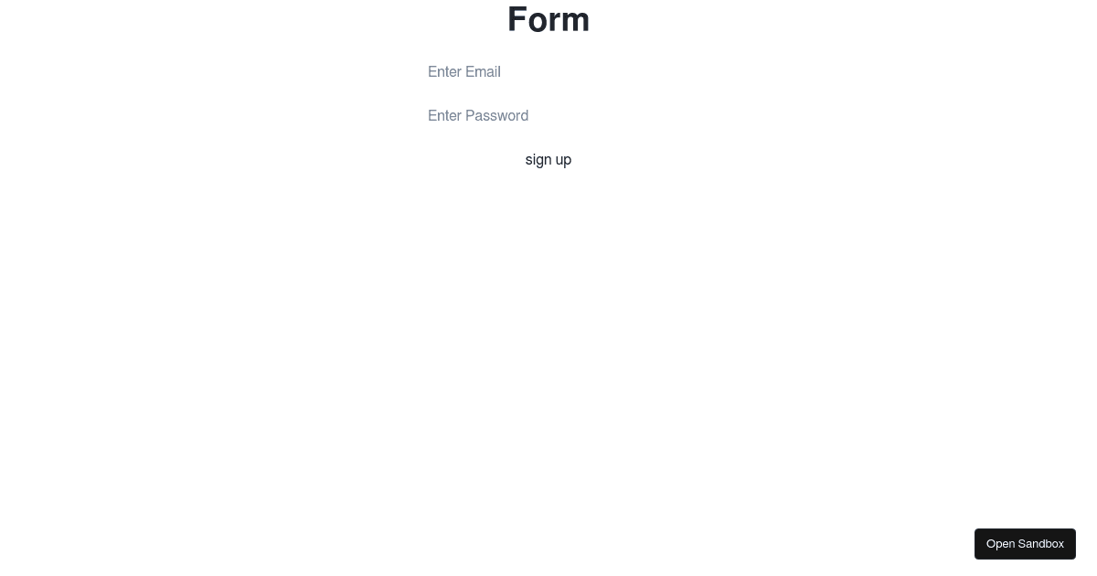 ChakraUI.form assignment - Codesandbox