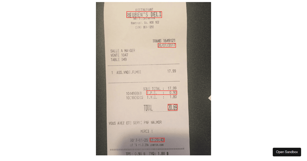 react-mindee-js-simple-example-with-image - Codesandbox