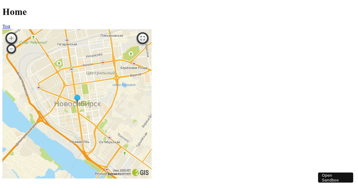 2gis map demo (forked) - Codesandbox