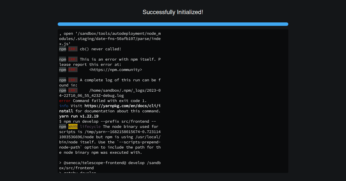 Seneca-CDOT/telescope - Codesandbox