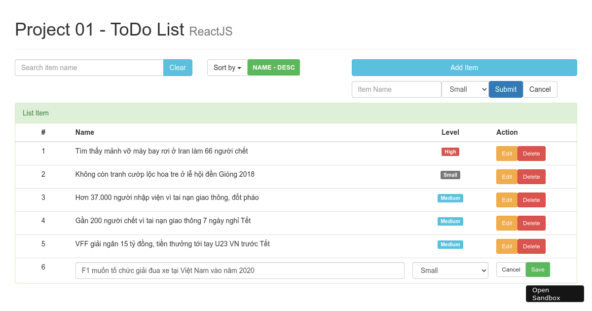 todolist-1 - Codesandbox